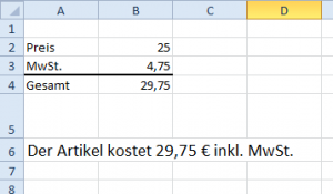 Die Excel Text Funktion am Beispiel - Einfach und vertändlich