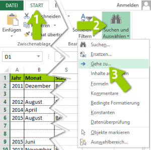 Excel - Leere Zeilen löschen in 3 Schritten