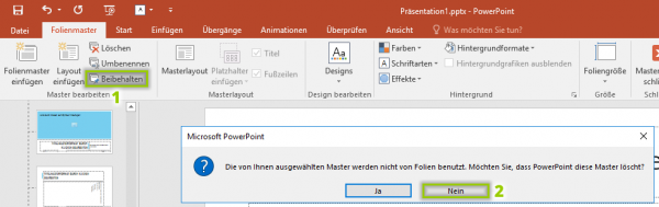 PowerPoint Folienmaster übernehmen und verwenden - Einfach erklärt
